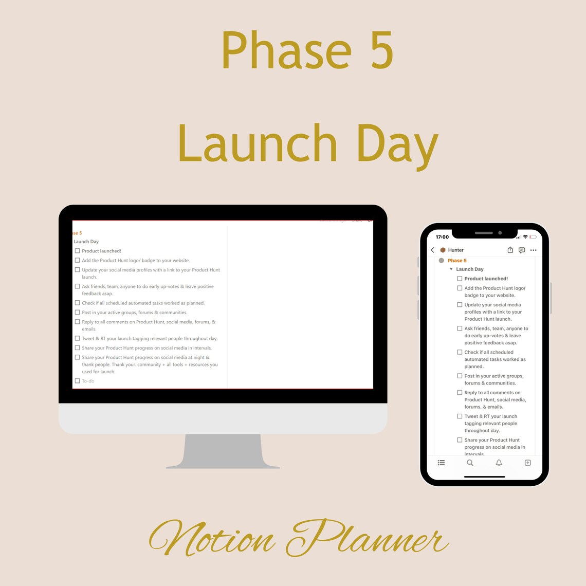 Product Launch Notion Template Planner, Small Business Plan, Marketing ...