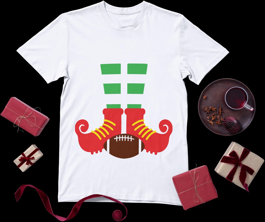 Christmas PNG | Kids PNG | Football Elf Legs Svg | Digital Download ...