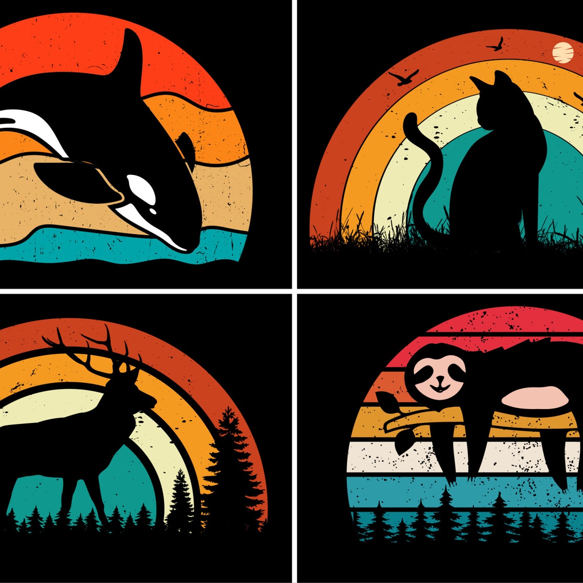 Retro Svg Hippie Svg Commercial Use Vintage Font Svg Custom Wavy Text ...