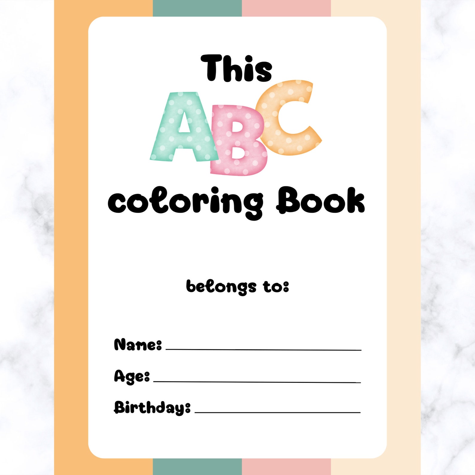 Printable Pre-school Alphabet Simple Coloring Pages, Kindergarten ...