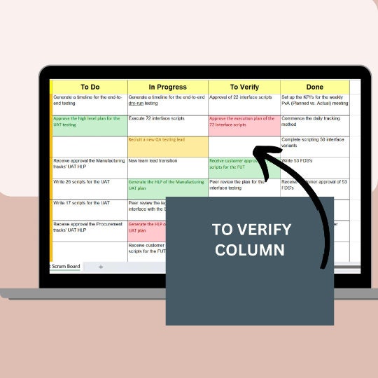 Scrum Board Excel Example Google Spreadsheet Excel File, to Do List ...