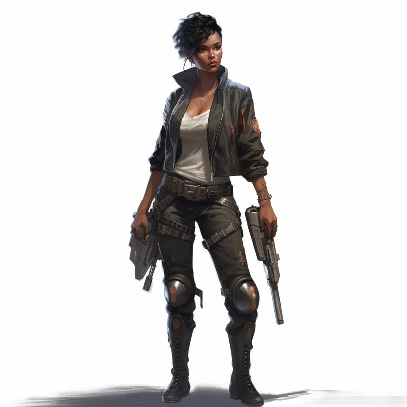 Cyberpunk Characters Bundle: 24 Cyber Punk Character Graphics - Digital ...