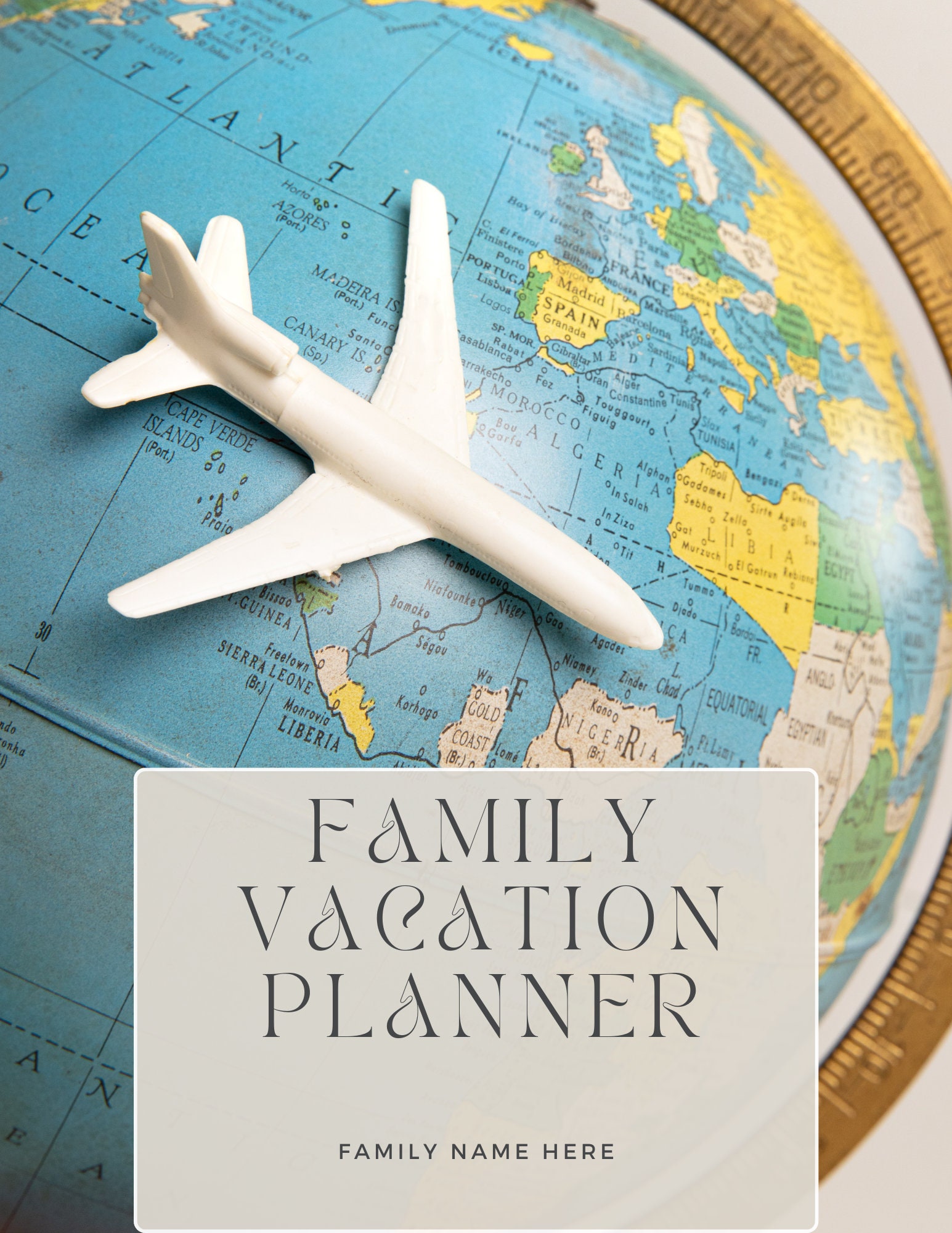 Travel Vacation Holiday Planner, Instant Digital Download, 54 Canva ...