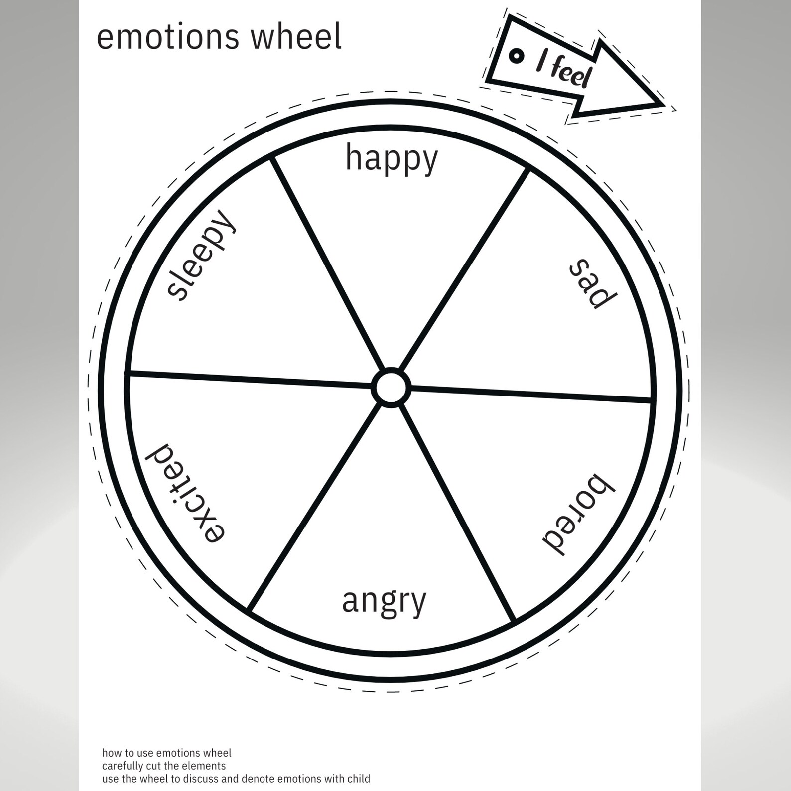 Childrens Emotions Coloring Activity Book, Printable Digital Download ...