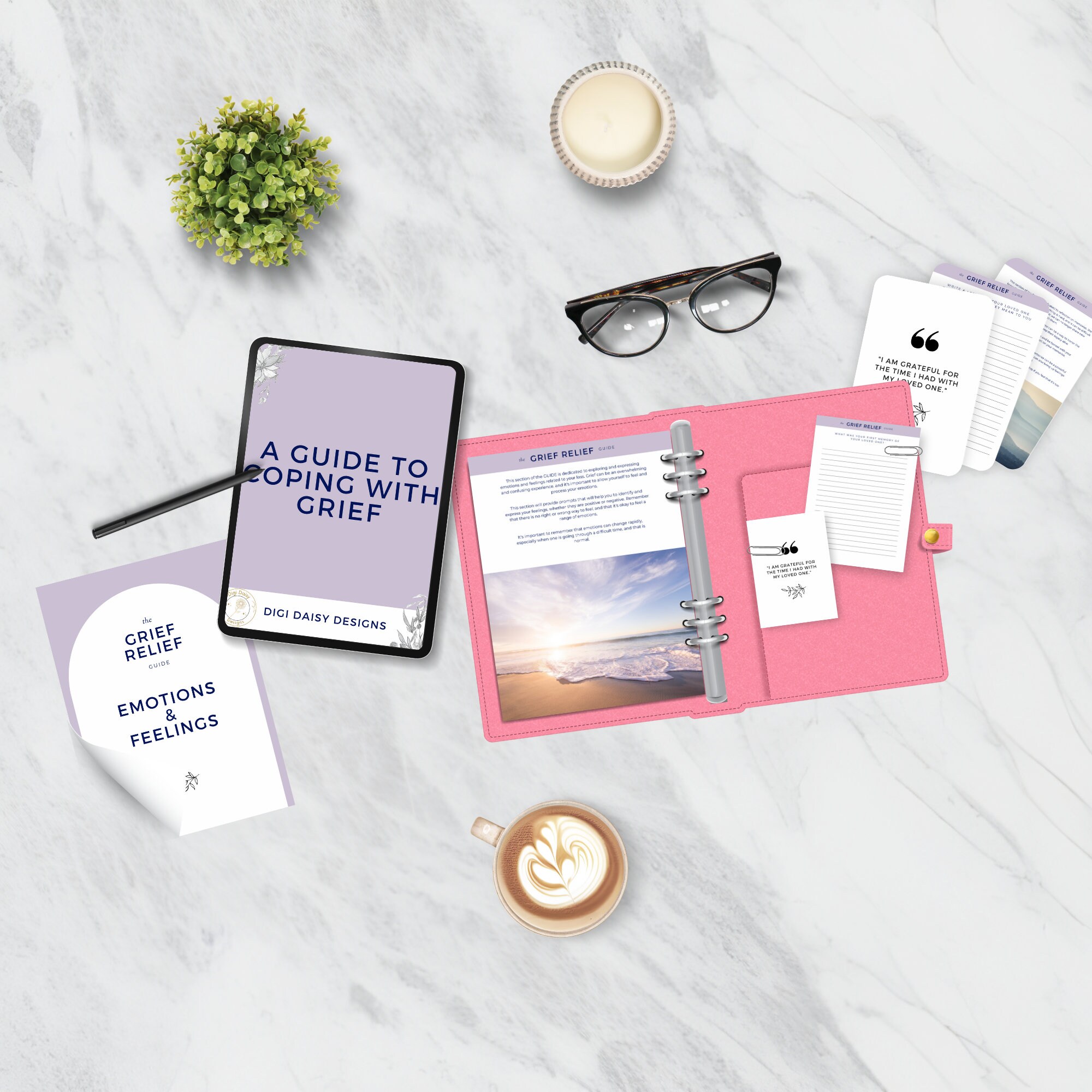 A Guide to Coping With Grief & Loss, Grief Therapy Gift, Grief Therapy ...
