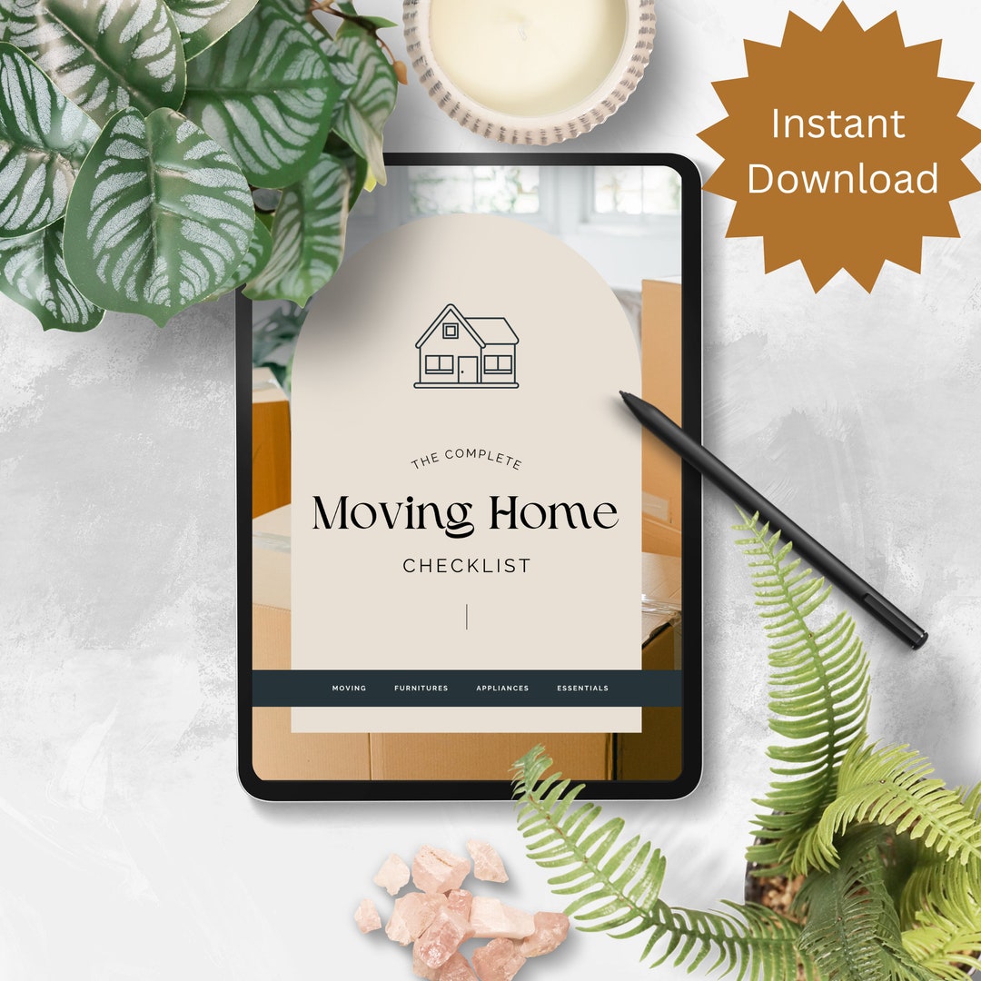Home Moving Check List, Real Estate Marketing, Lead Magnet, House ...