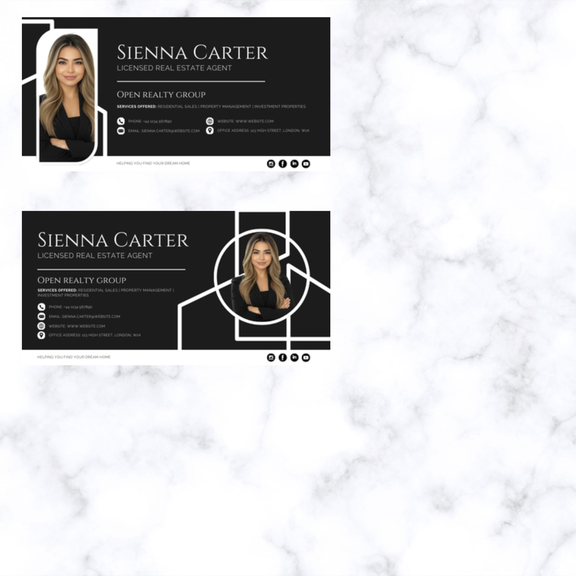 Email Signature Photo Template Bundle Real Estate Marketing ...