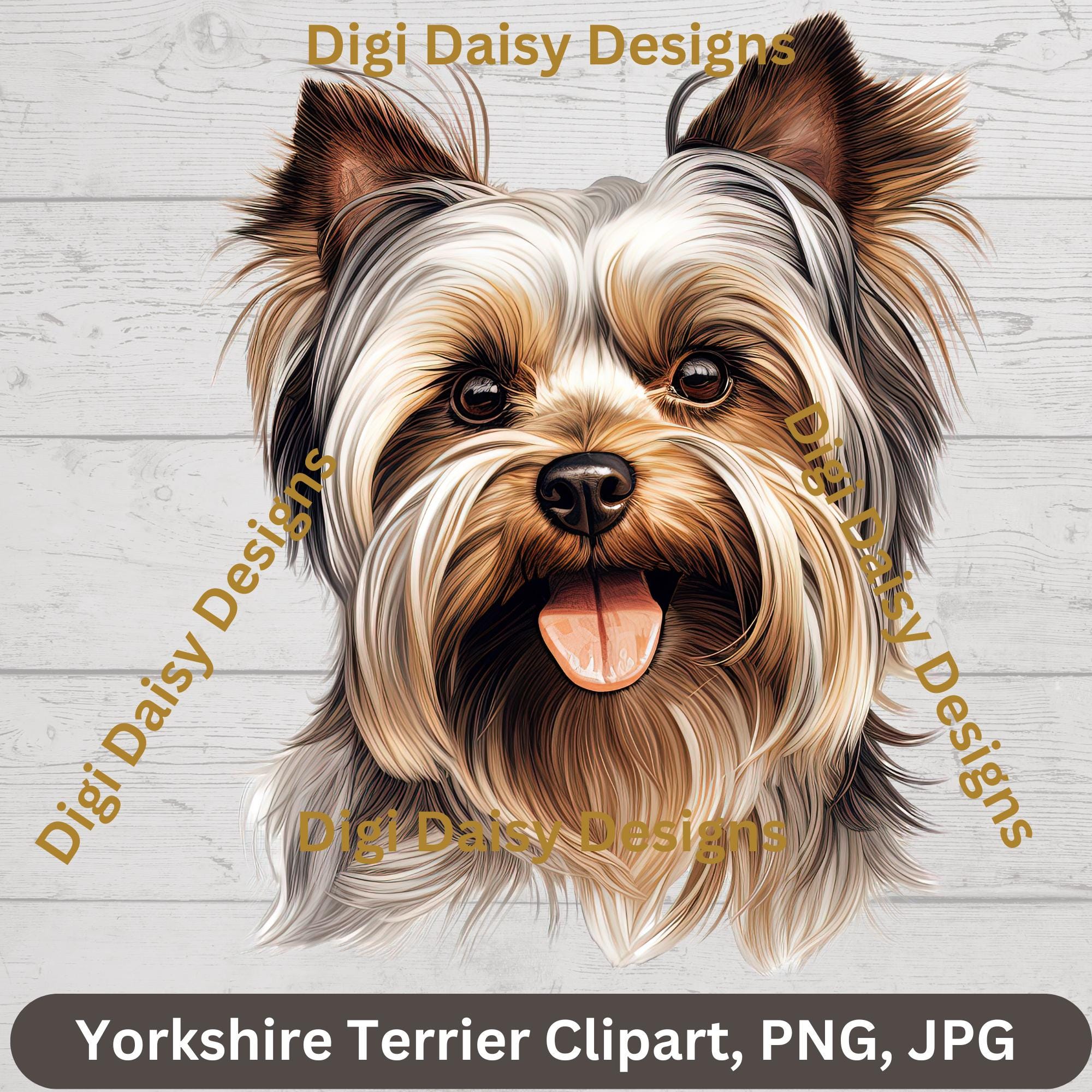 Yorkshire Terrier PNG Files Commercial Use Allowed Yorkie JPEG Files ...