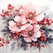 Christmas Flowers Clipart, Wedding Clipart, Botanicals Png, Instant ...