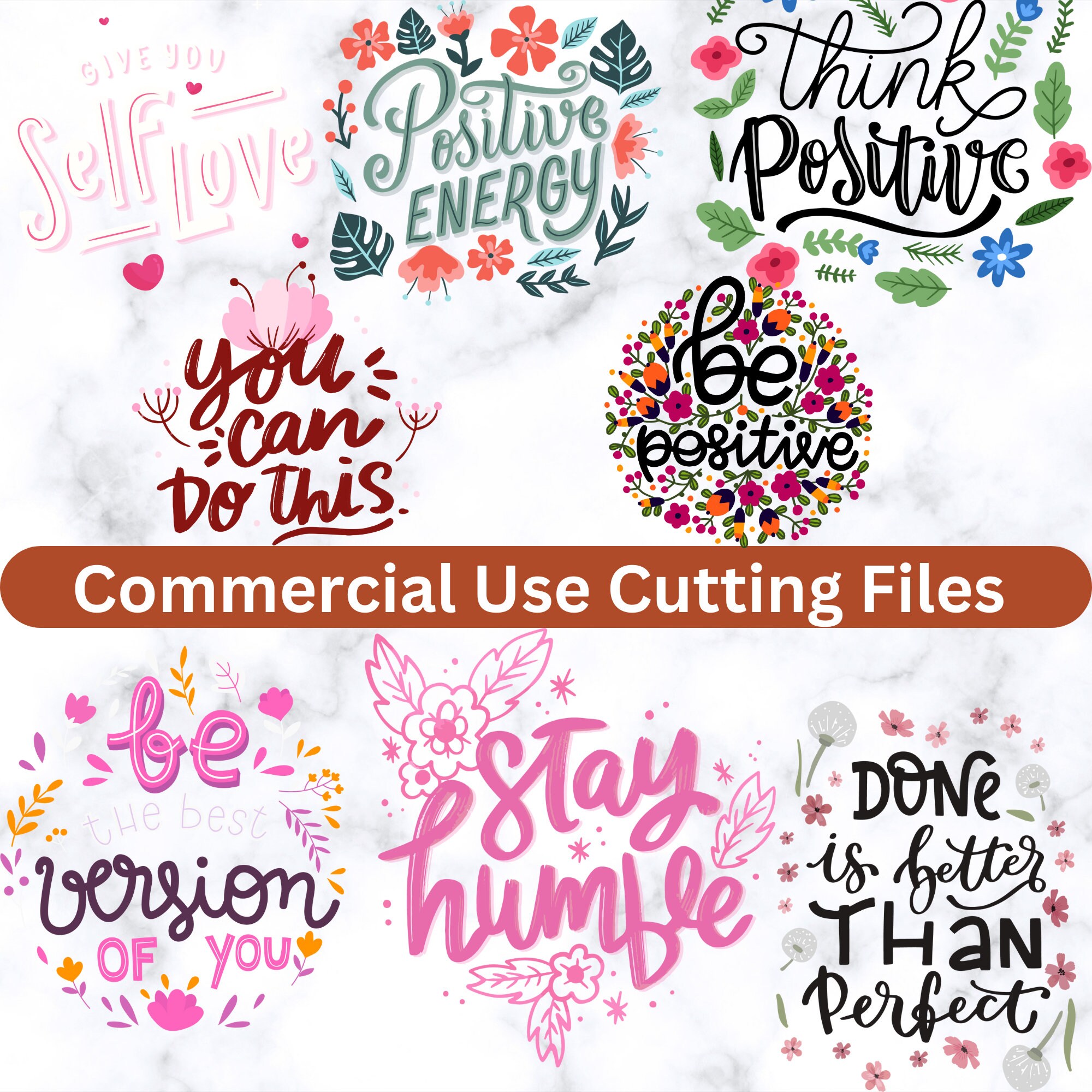 Motivation SVG Bundle: Inspire and Create With Motivational Pngs and ...