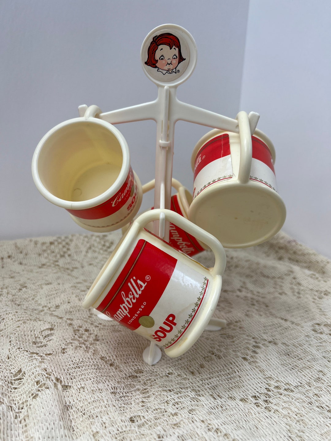 1985 Campbells Soup Kids Toy Mugs & Tree Childs Playset - Etsy