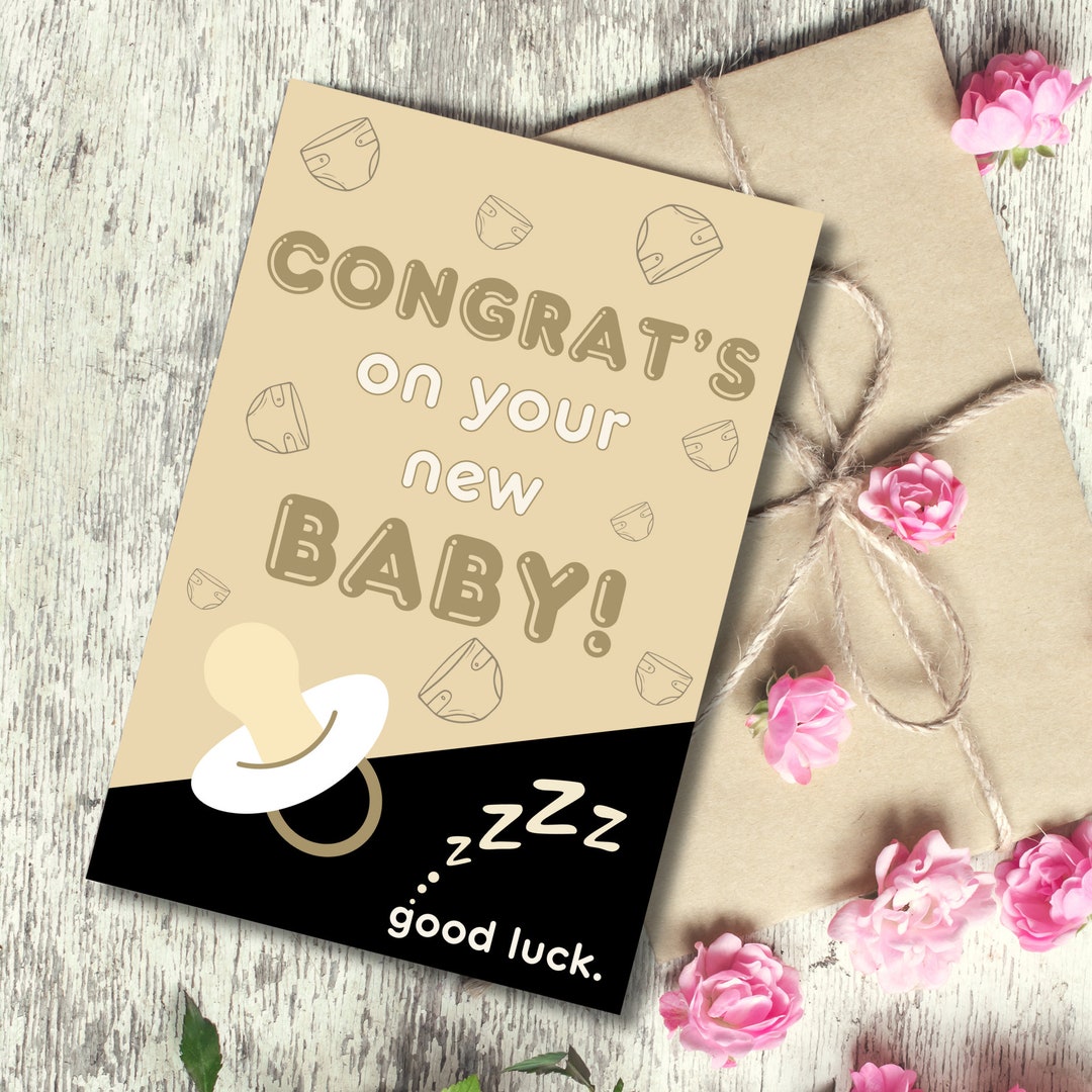 Congratulations on Your New Baby Card for New Baby Pregnancy Card - Etsy