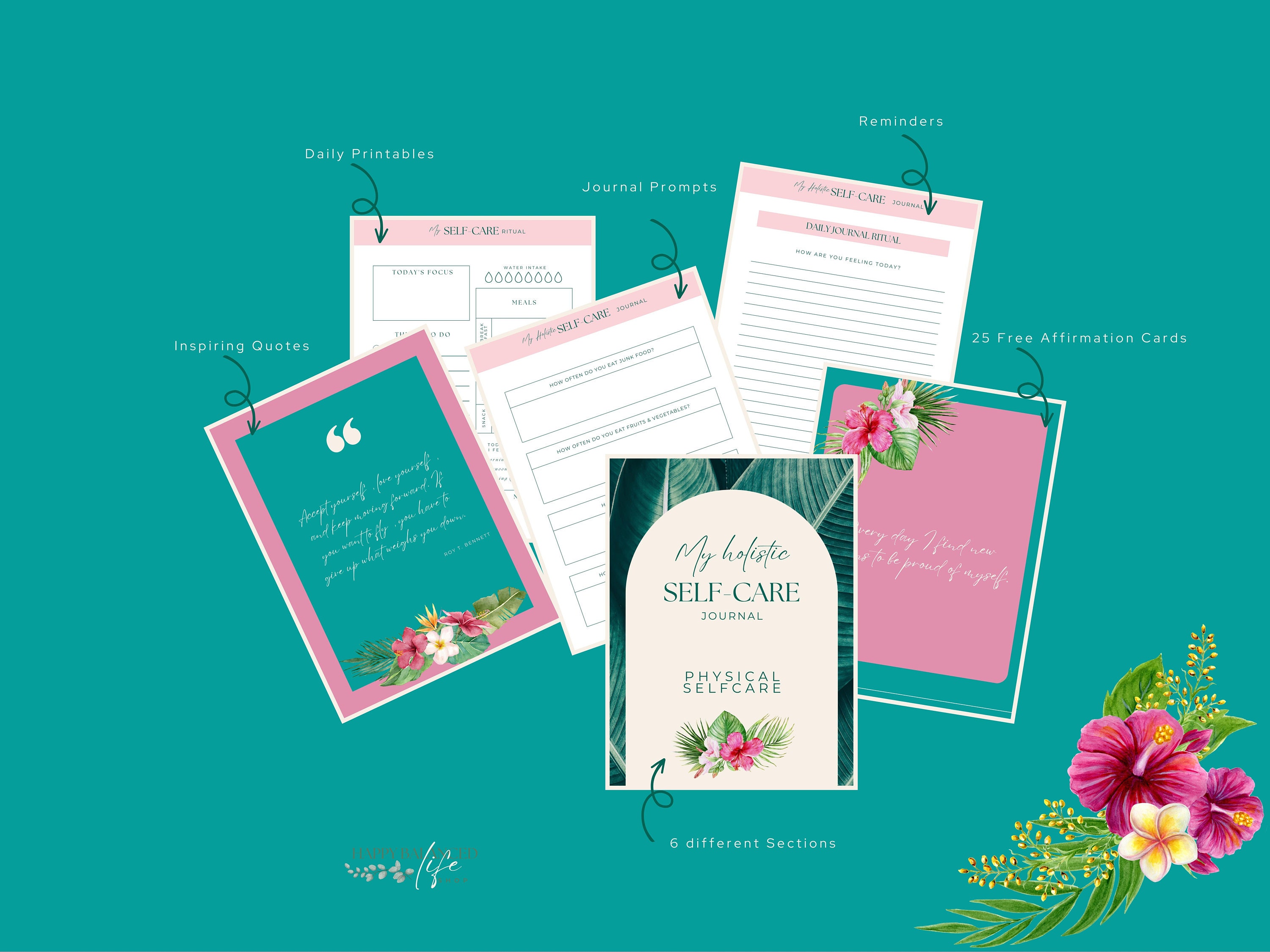 Self Care Journal, Self Care Workbook, Self Love, Burnout, Stress ...