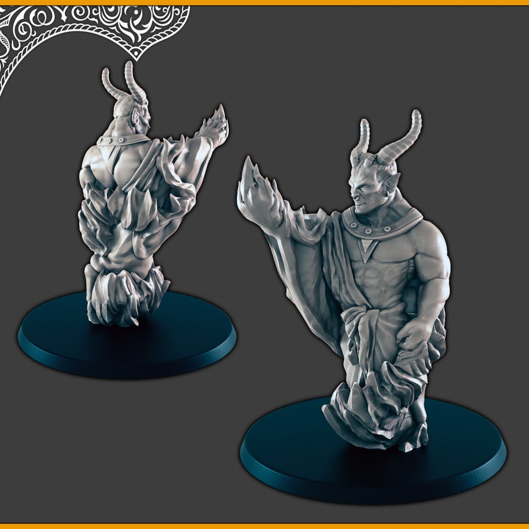 Efreeti | Empire of Scorching Sands | D&D for Pathfinder 2E | 32/28mm Tabletop RPG, Wargaming - Etsy