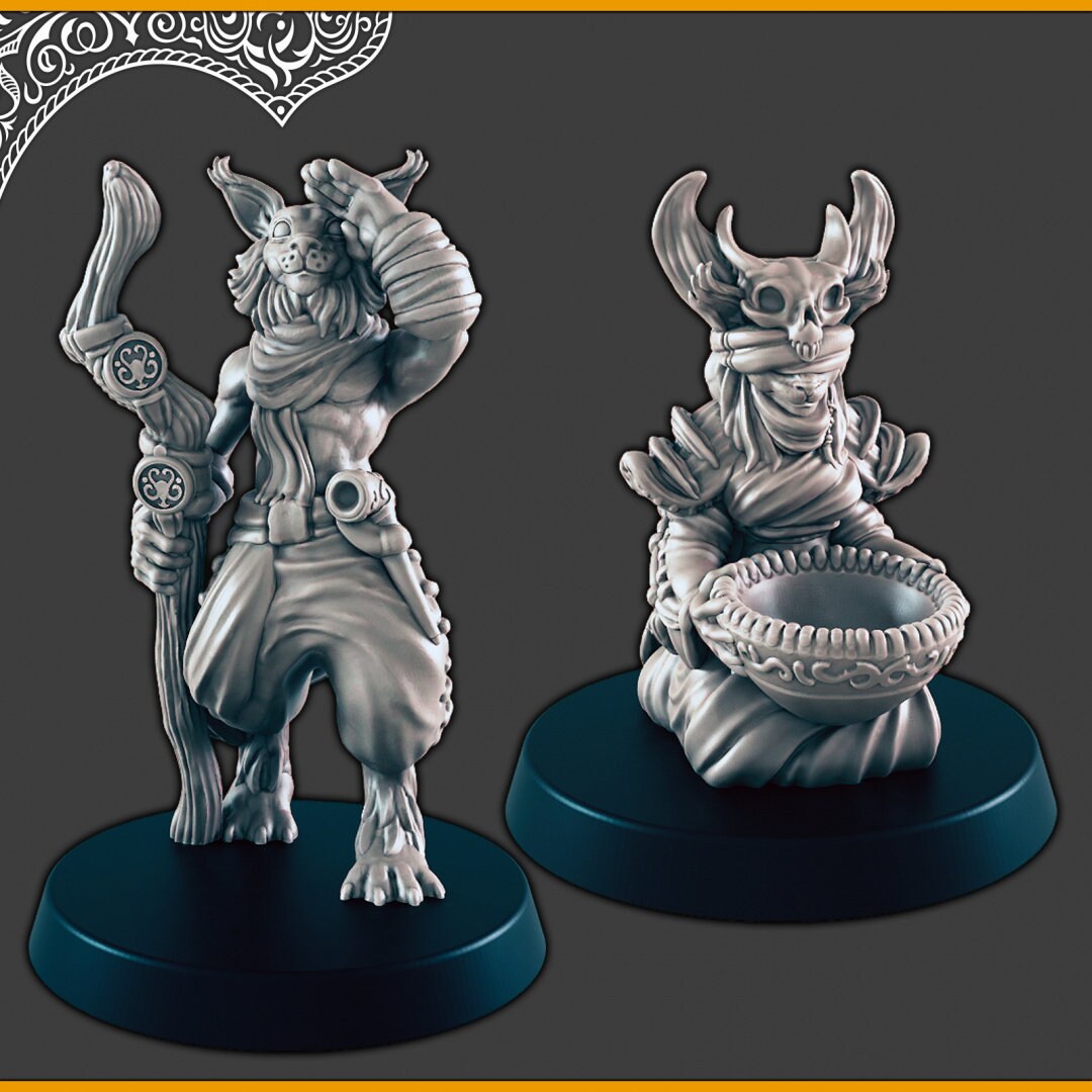 Desert Catfolk - Seer and Guide | Empire of Scorching Sands | D&D for ...