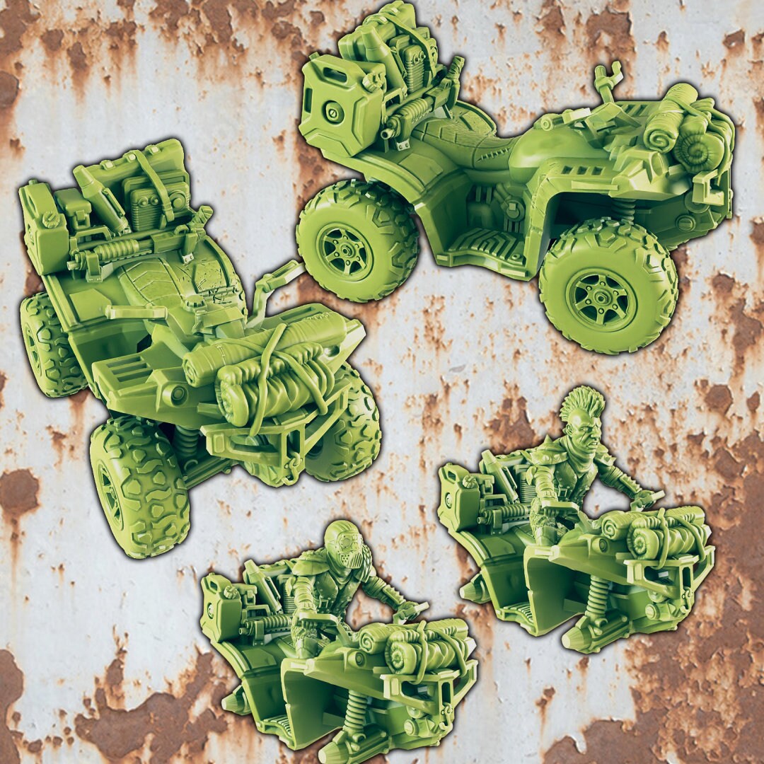 ATV Quad | Beyond the Badlands | D&D Wasteland ATV + Riders for ...