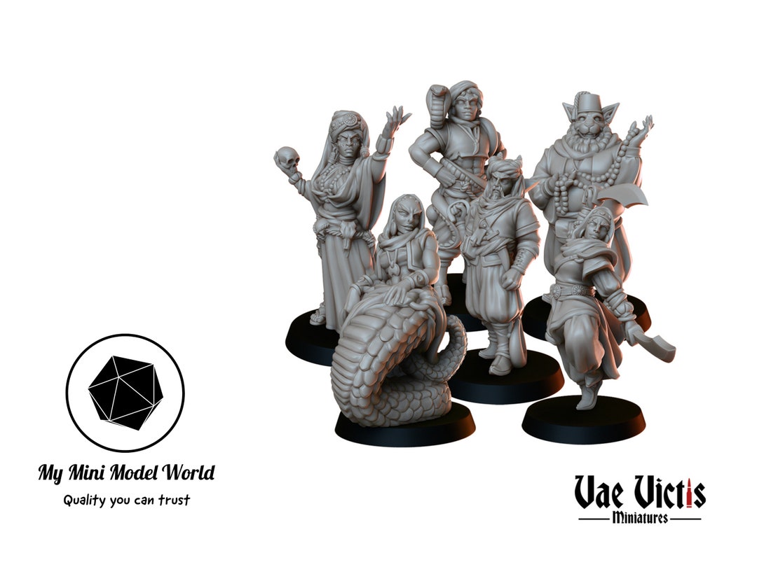 Desert Tribe Set Vae Victis Bandit Shaman Female Male Explorer Snake ...