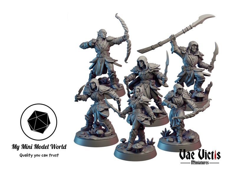Modular Elves Set Vae Victis Elves Dagger Sword Bow Warband Banner Set ...