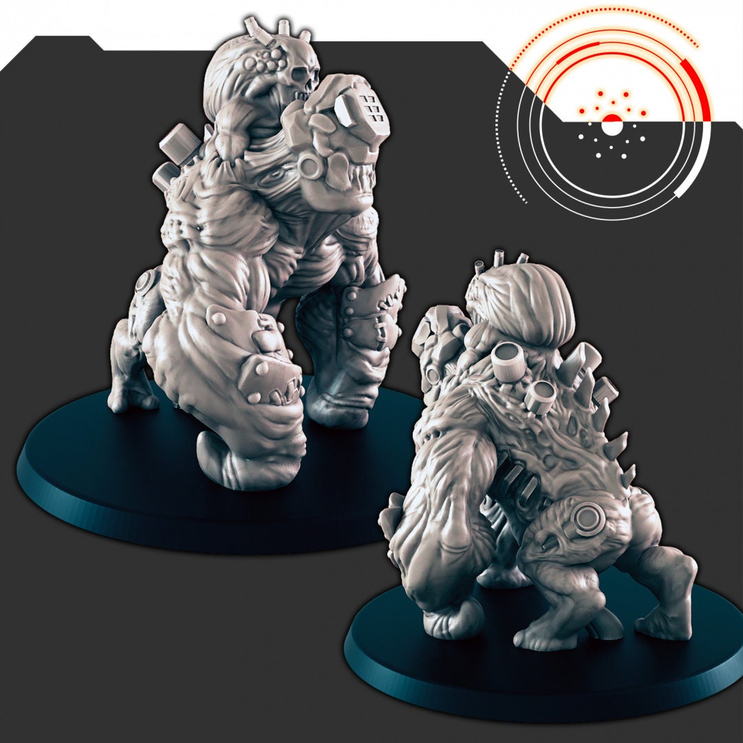 Dungeons & Dragons Sci-fi Space Ghouls Collection of 4 Miniatures for ...