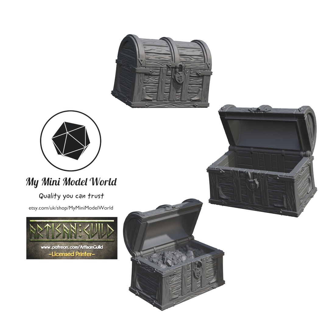 Artisan Guild Treasure Chests ( Arcanist Guild ) Closed, Empty, Full ...