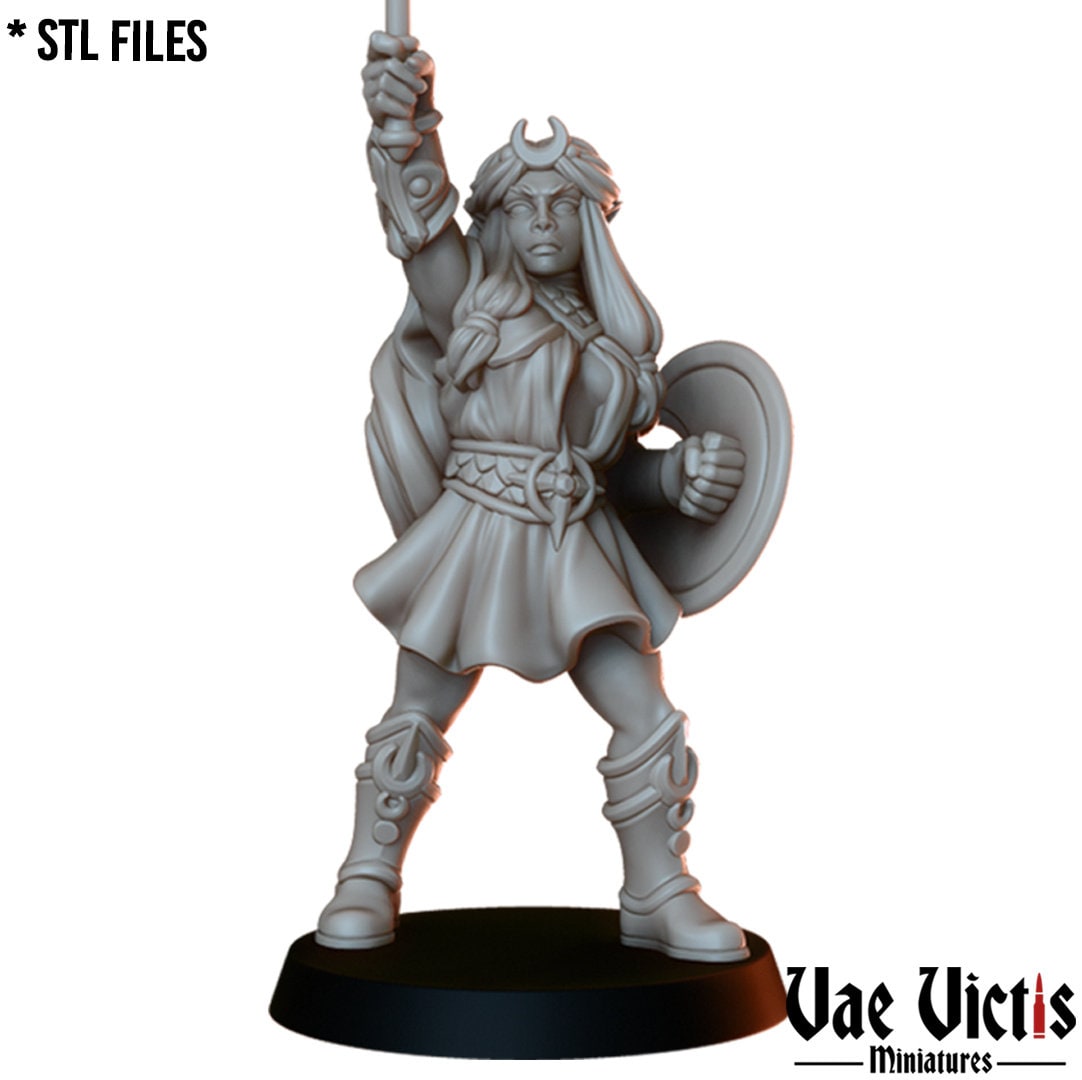 Clerics Set Vae Victis Moon Evil Justice Female Male Dwarf Tiefling ...