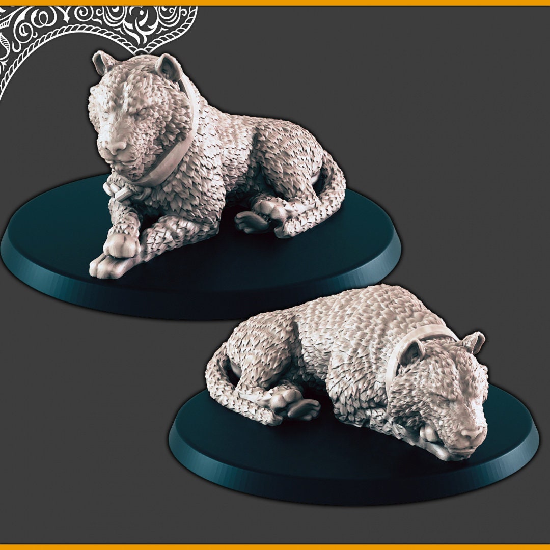 Chained Tigers Empire of Scorching Sands D&D for Pathfinder 2E 32/28mm ...