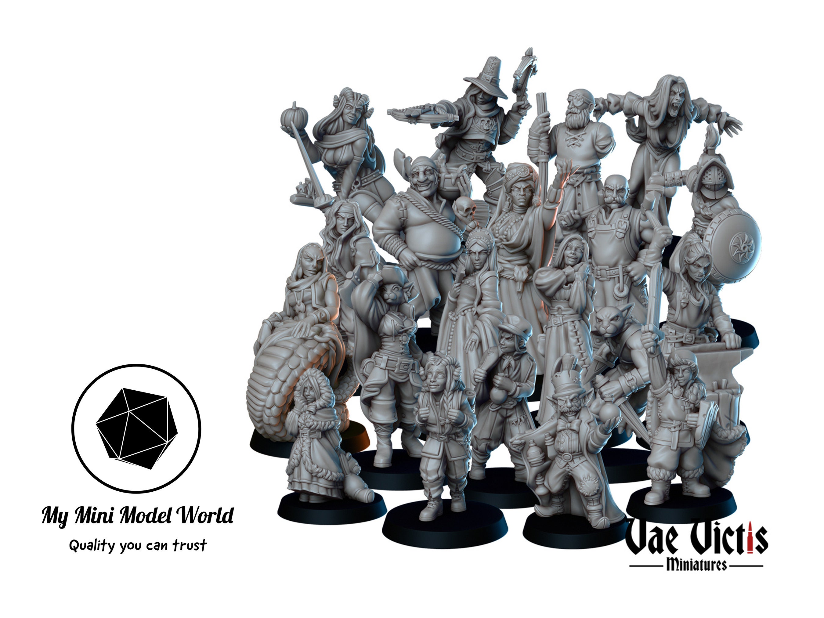 HUGE Discovery Pack Vae Victis Witch Tiefling Female Male Orc Vampire ...