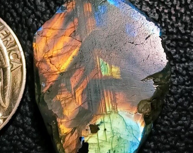 RAW Rainbow Moonstone* Rainbow Moonstone Rough* Top Amazing Blue Flashy ...