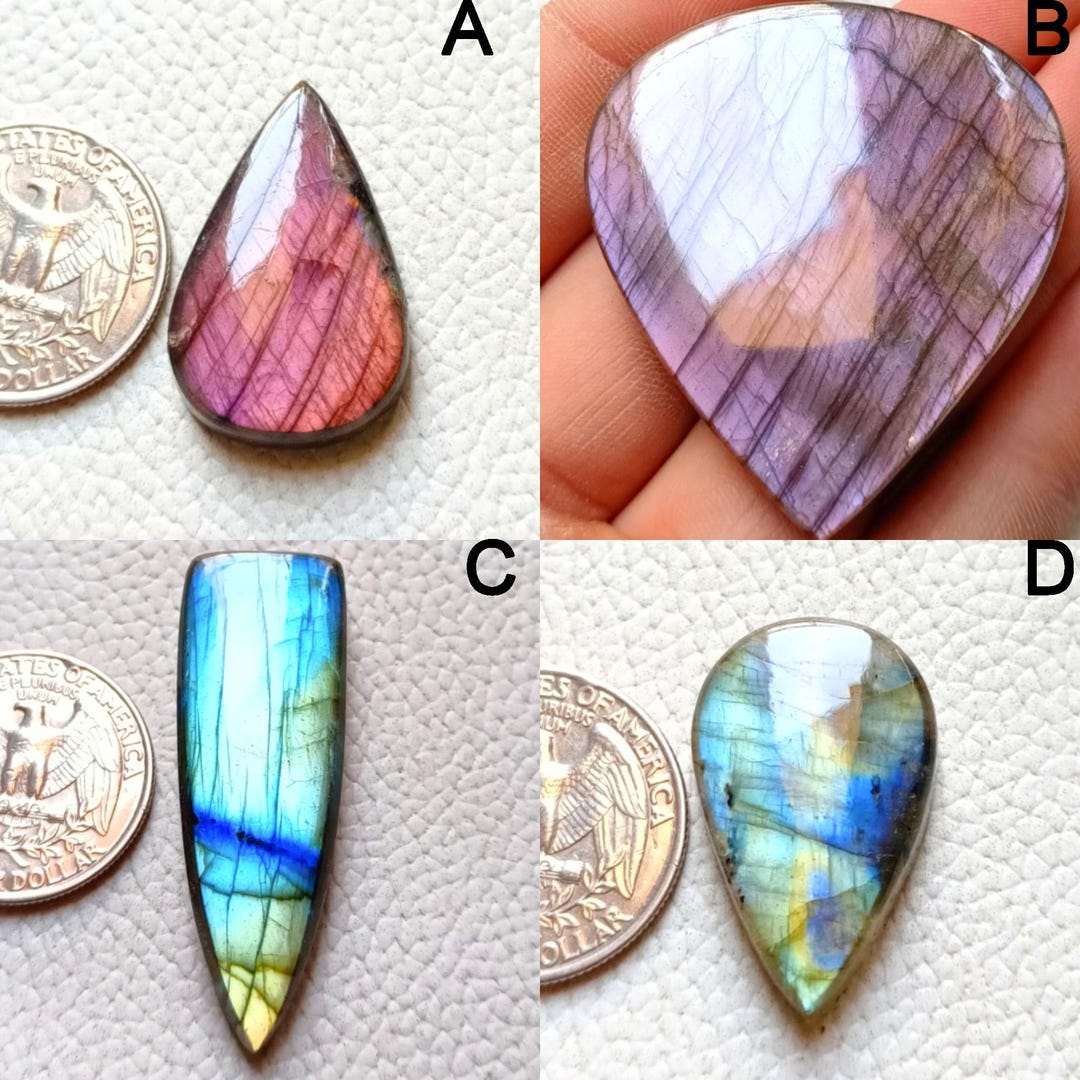 Purple Labradorite Gemstone Multi Color Labradorite Gemstone for ...