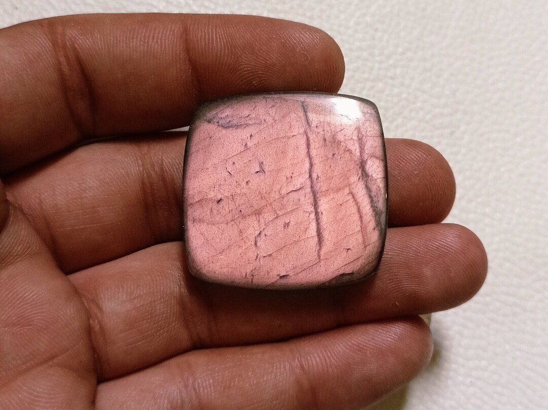 Brilliant ! Gorgeous Pink Purple Fire Labradorite Oval Shape Size ...