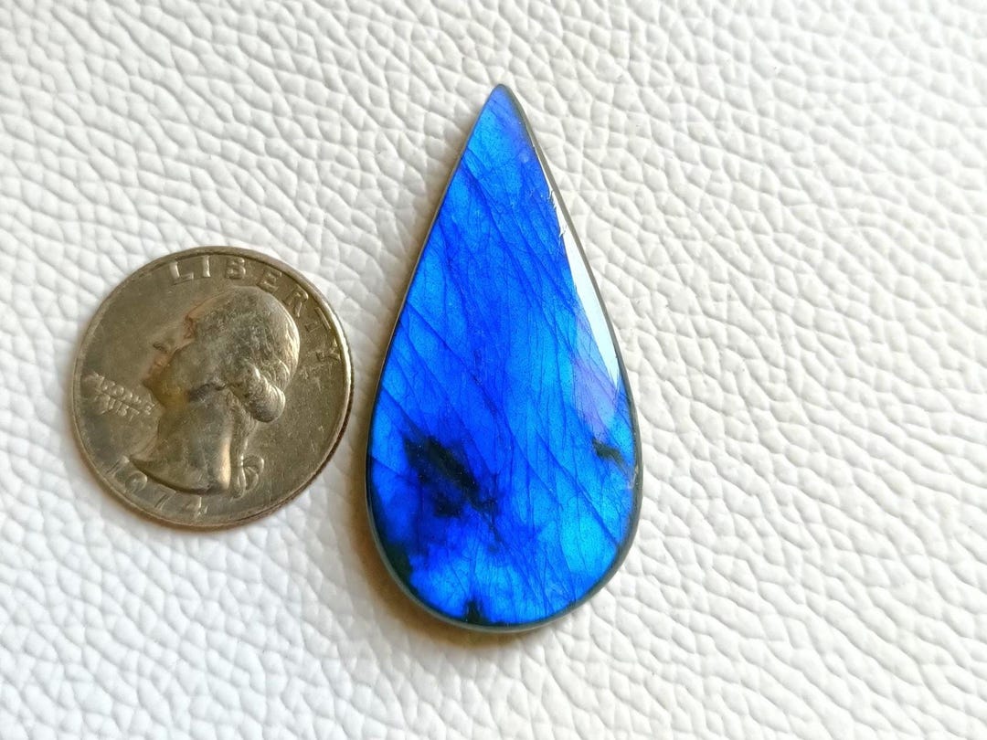 Very Attractive ~ Full Purple Flashy Labradorite Gemstone Size ...