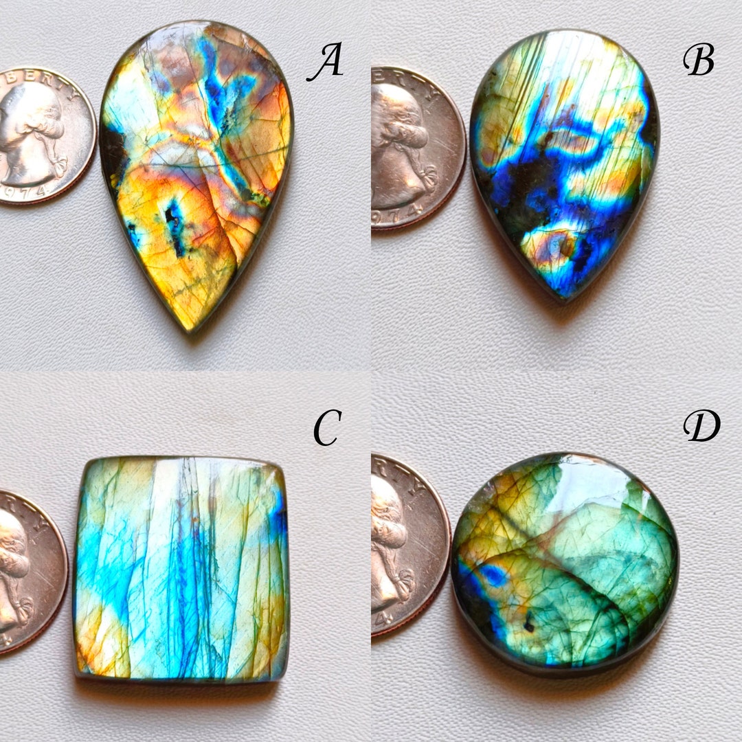 Multi Blue Labradorite - Labradorite Cab - Labradorite Gemstone ...