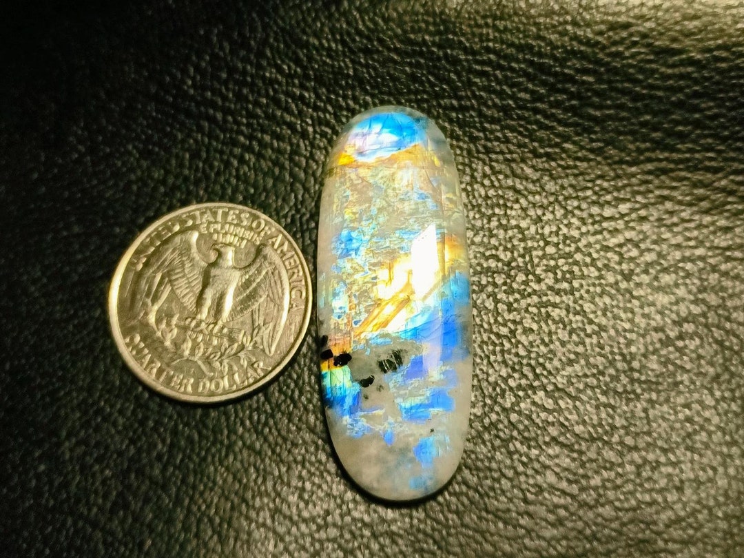 Moonstone Natural Blue Fire ?moonstone High Quality Blue Flashy Fire ...