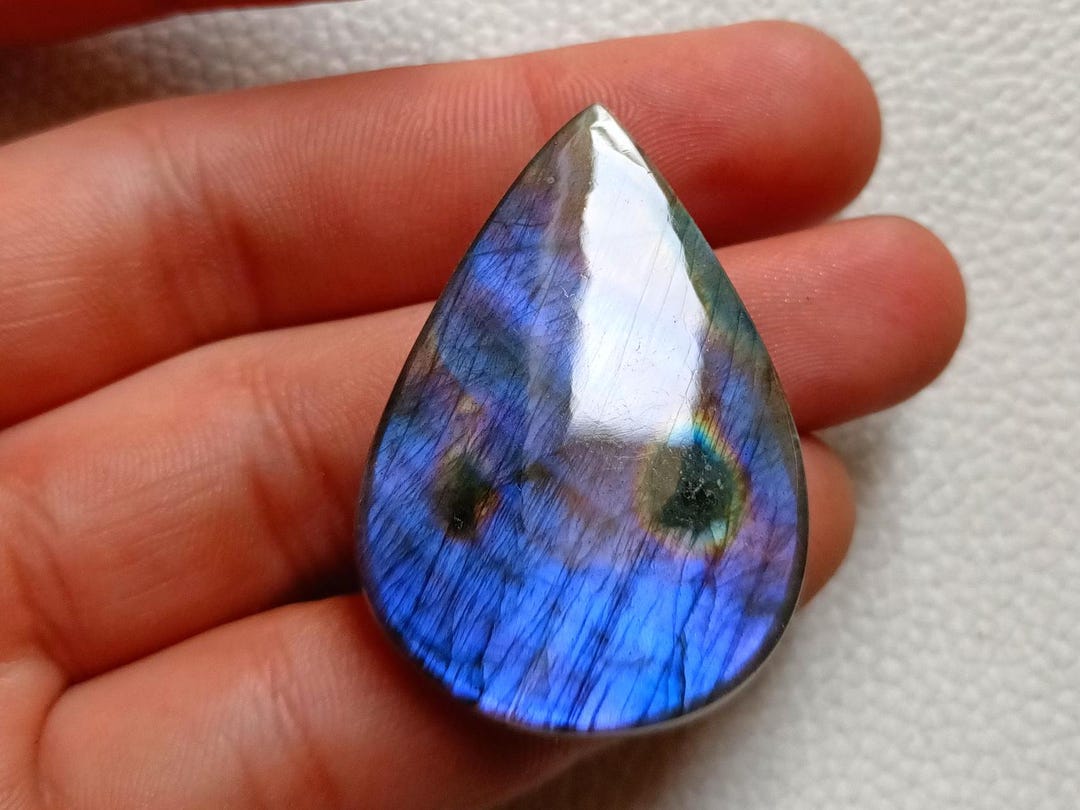 Very Attractive ~ Full Purple Flashy Labradorite Gemstone Size ...