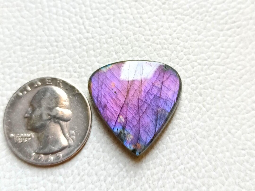 Labradorite Purple Flashy Pear Shape Gemstone Natural Labradorite Top ...