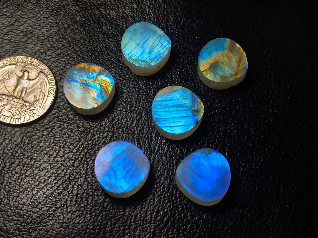 Both Side Flat Moonstone Heart Shape Cabochon, Moonstone Flat, Handmade ...