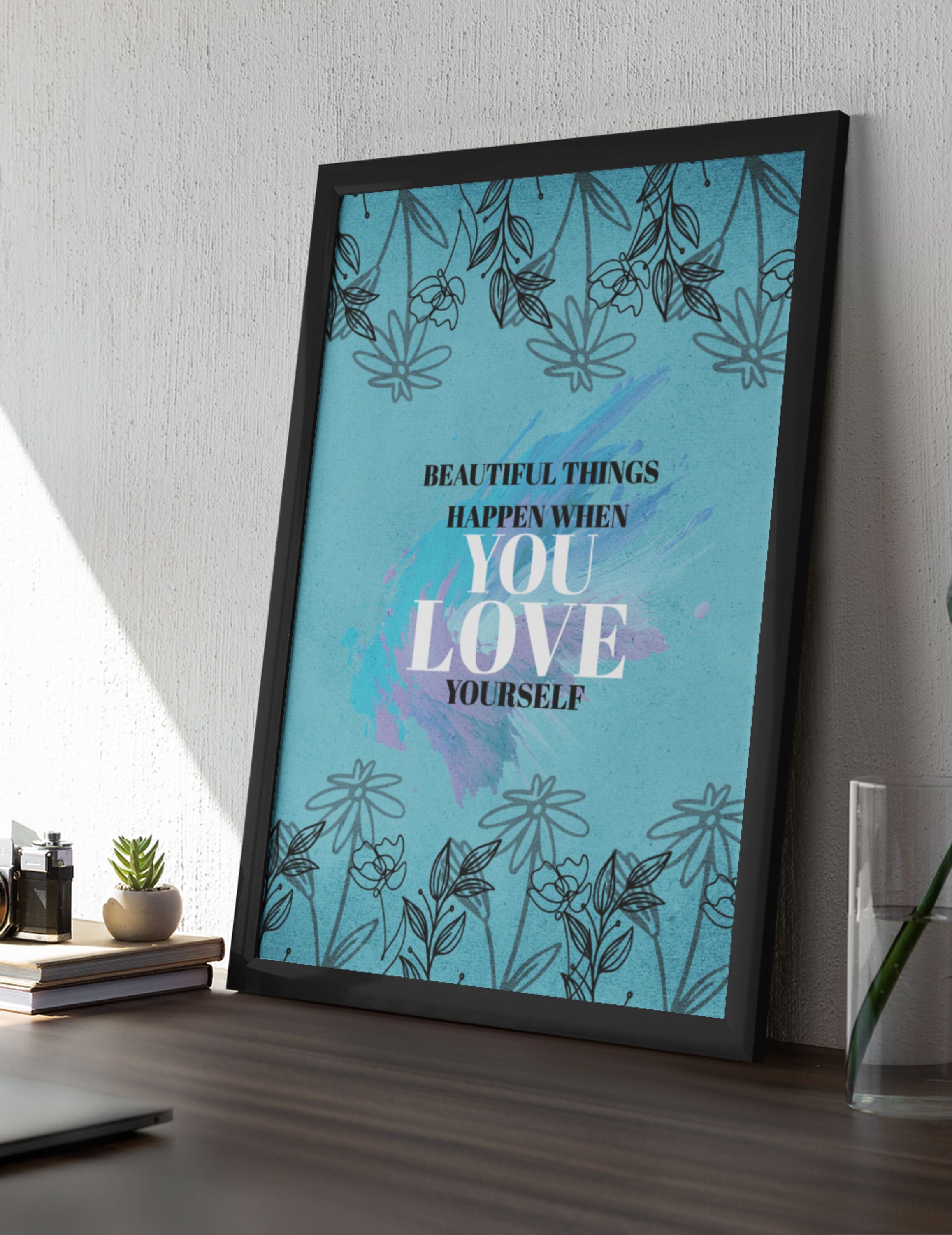 Self-love Positive Affirmation Printable Wall Art Self-care - Etsy