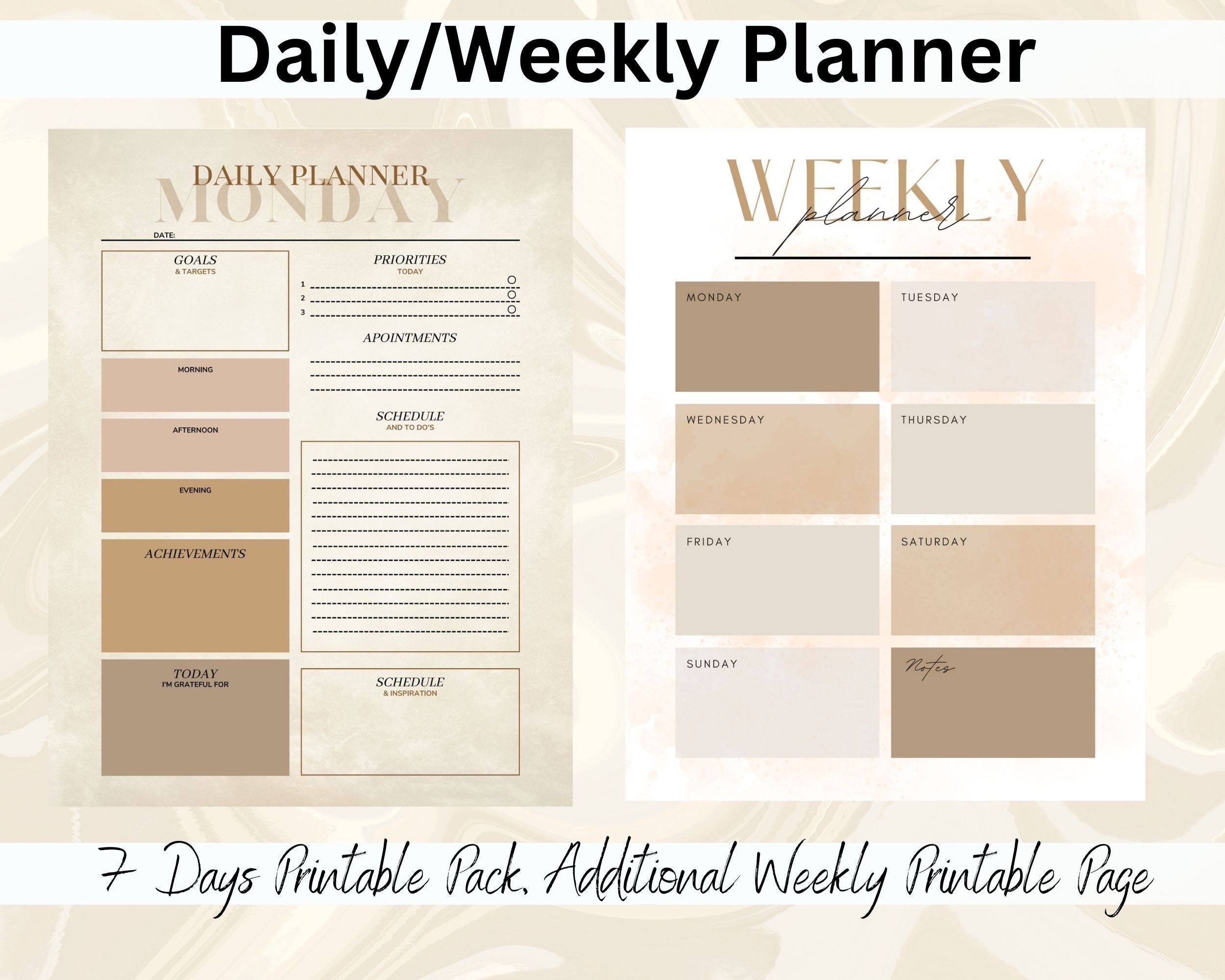 2023 Digital Planner Goodnotes, Printable Planner, Daily Planner ...