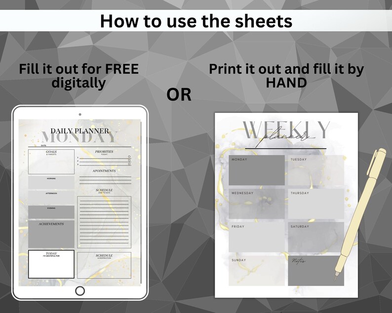 2023 Digital Planner Goodnotes, Printable Planner, Daily Planner ...