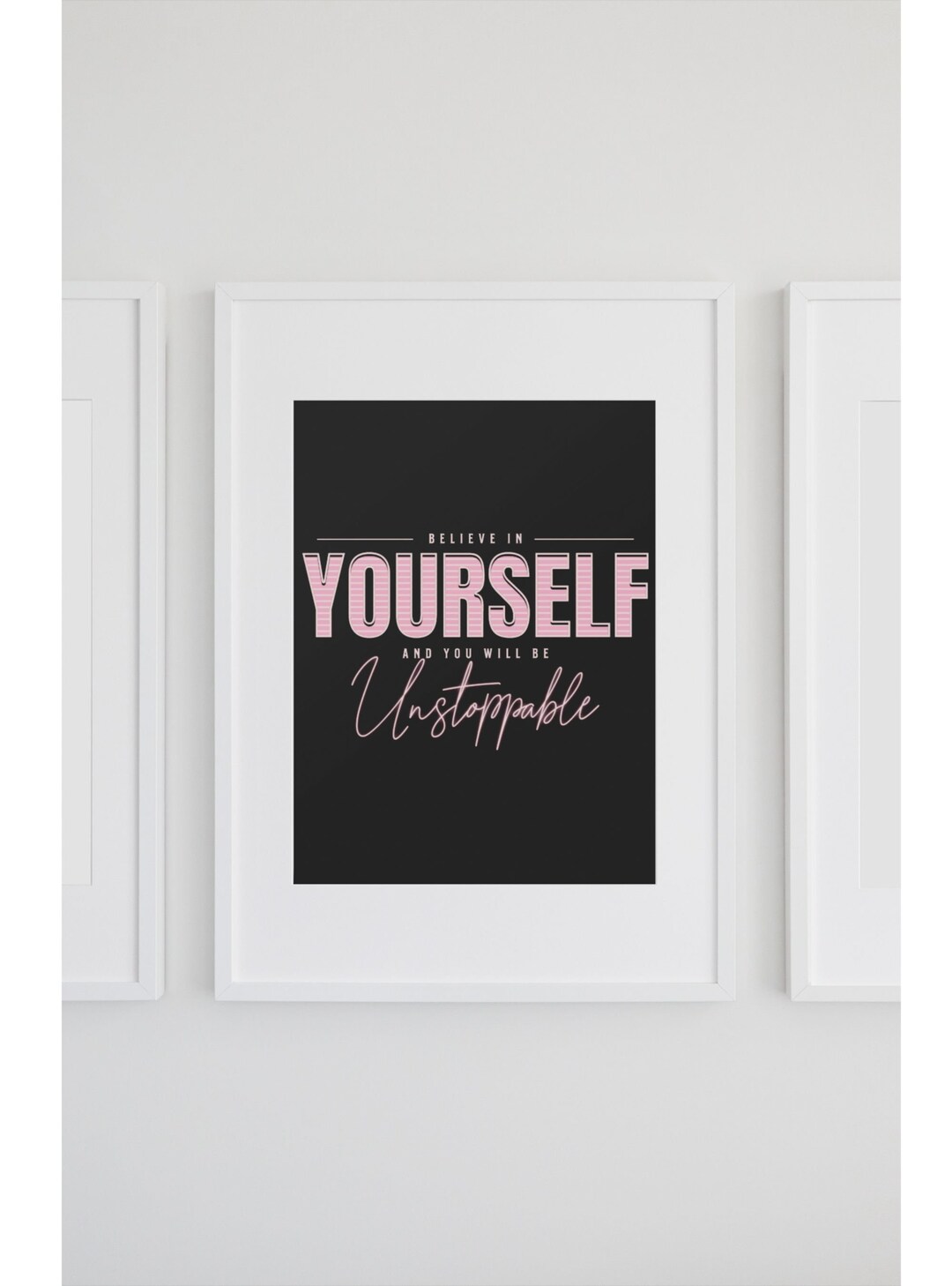 Positive Affirmation Wall Art, Printable Wall Art, Inspirational Wall ...