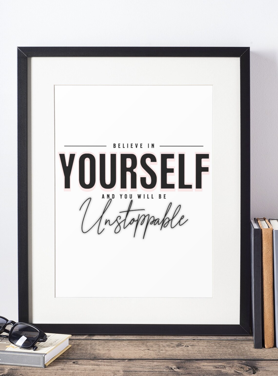 Positive Affirmation Wall Art, Printable Wall Art, Inspirational Quotes ...