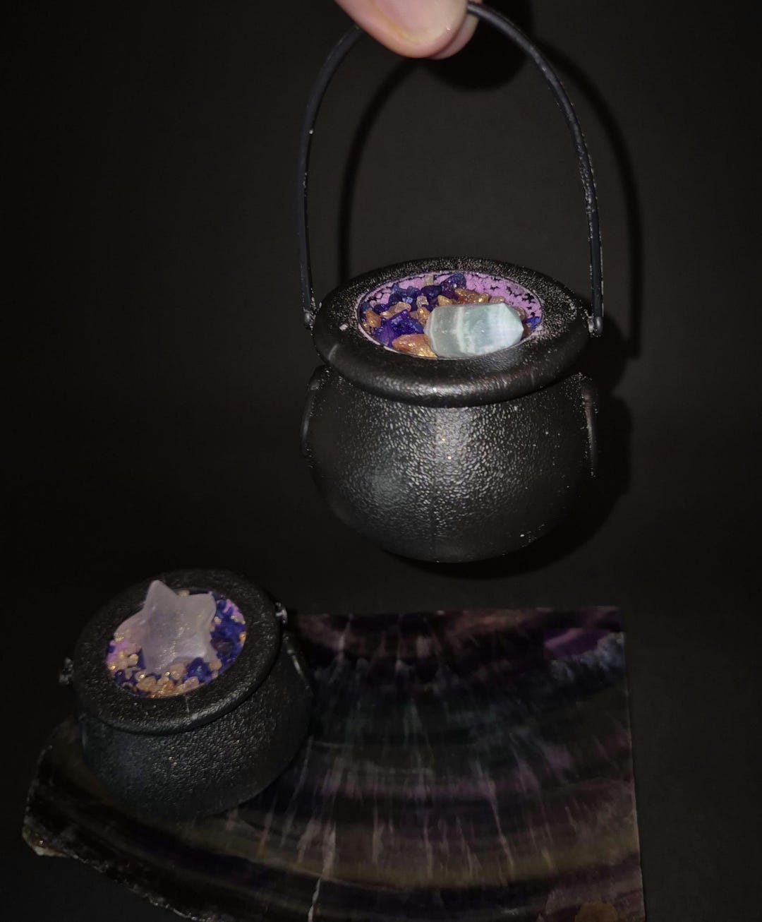 Crystal Bath Bomb Cauldron | Magic Gifts | Vegan Bath Bomb | Cool ...