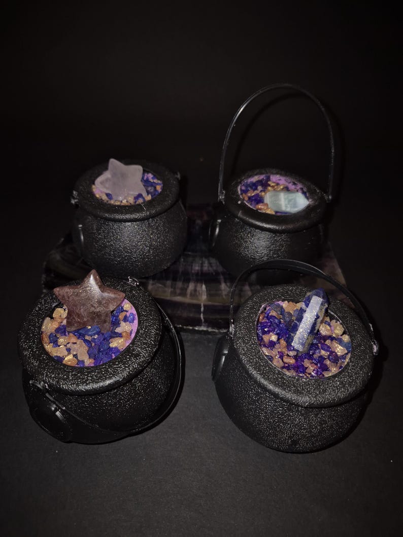 Crystal Bath Bomb Cauldron | Magic Gifts | Vegan Bath Bomb | Cool ...