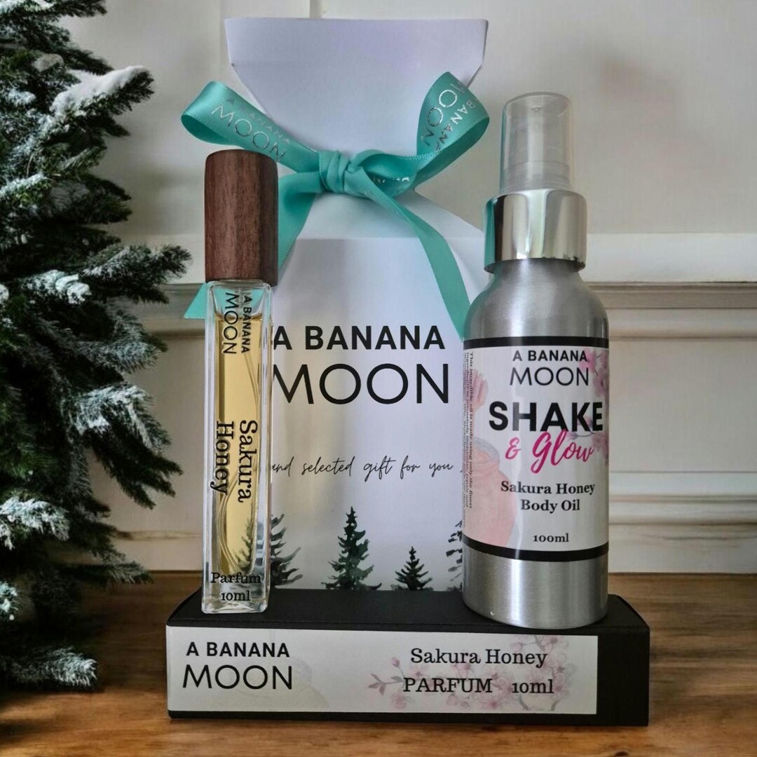Perfume Body Oil Gift - Vegan Skincare Set - Pamper Hamper - Perfume ...