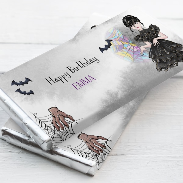 Wednesday Addams Candy Template - Etsy Canada