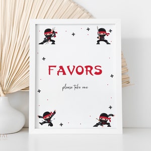 Ninja Custom Sign Printable Ninja Warrior Birthday Party Decor ...