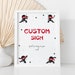 Ninja Custom Sign Printable Ninja Warrior Birthday Party - Etsy