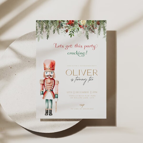 Nutcracker Invitation - Etsy