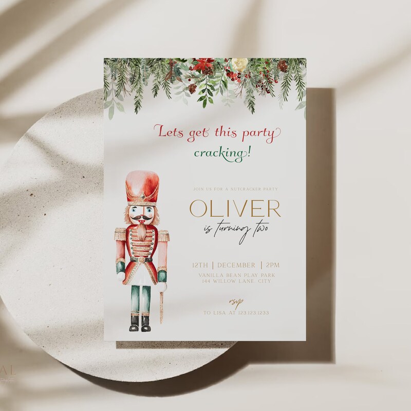 Nutcracker Invitation - Etsy