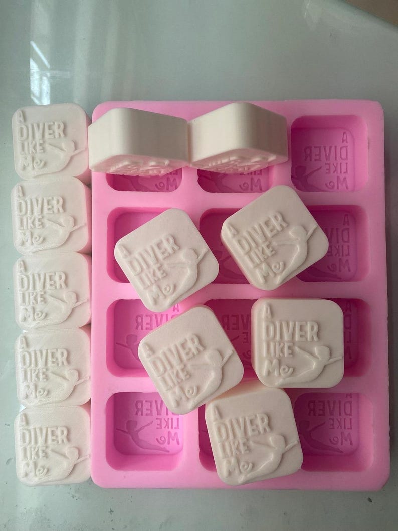 Custom Logo Silicone Soap Mold, Personalized Text, Epoxy Resin, Wax ...